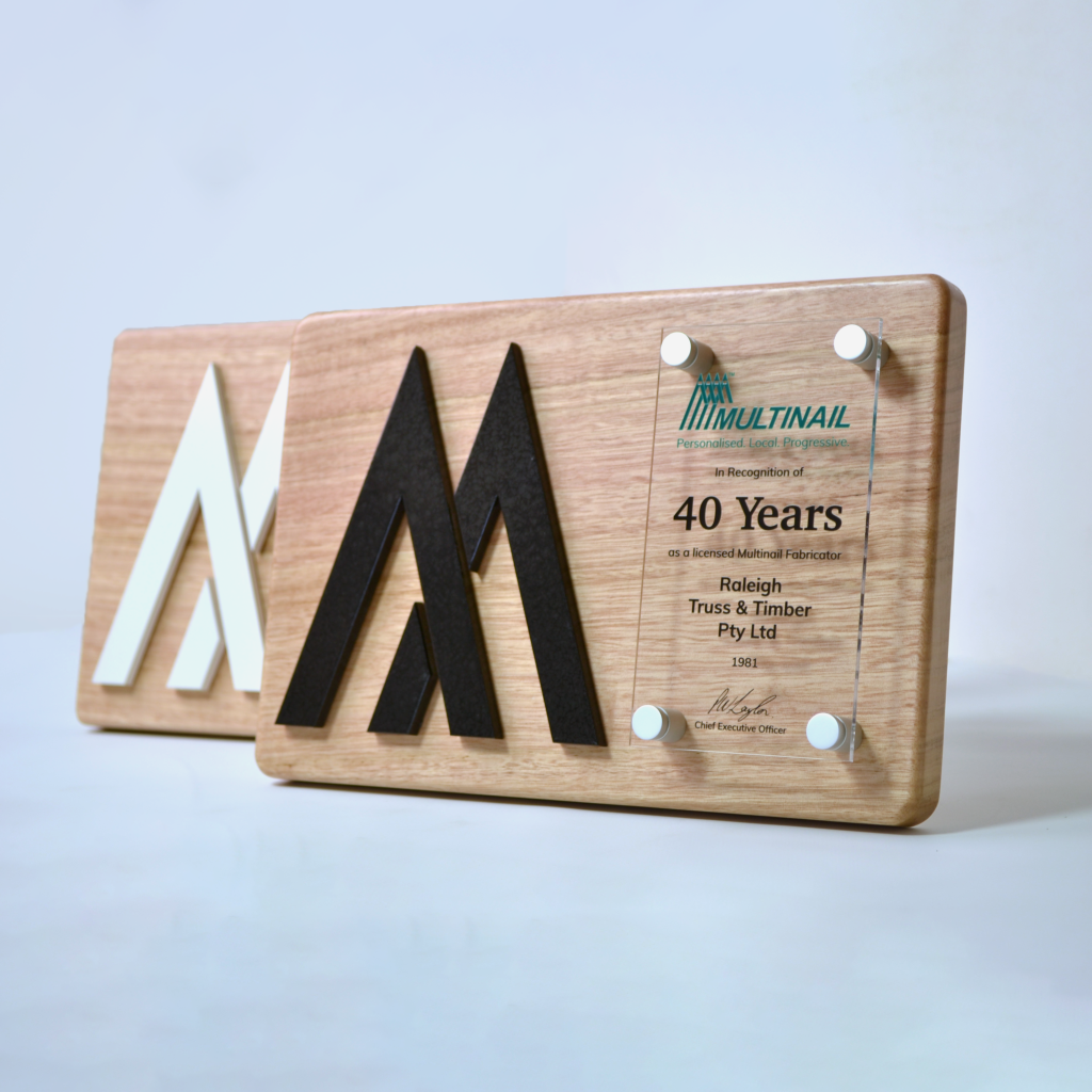 Multinail Years of Service Recognition Awards | Master Engraving